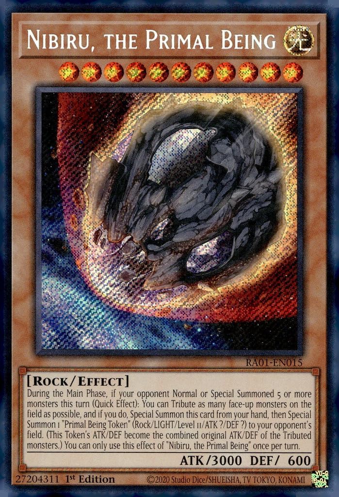 Amazon.com: Nibiru, The Primal Being (Secret Rare) - RA01-EN015 ...