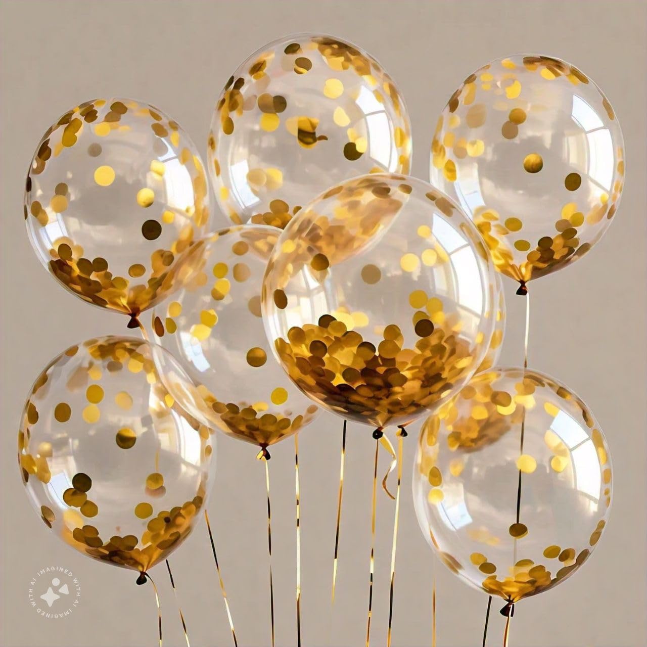 FLUBBLE BUBBLE Pack of 20 Transparent Balloons Combo with Pre Filled ...