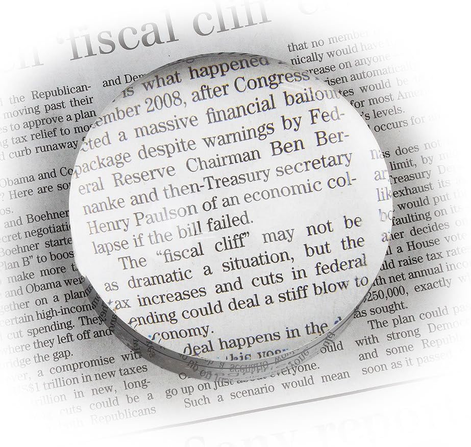 Amazon.com: 3.9" Magnifying Glass Dome Paperweight Photography ...
