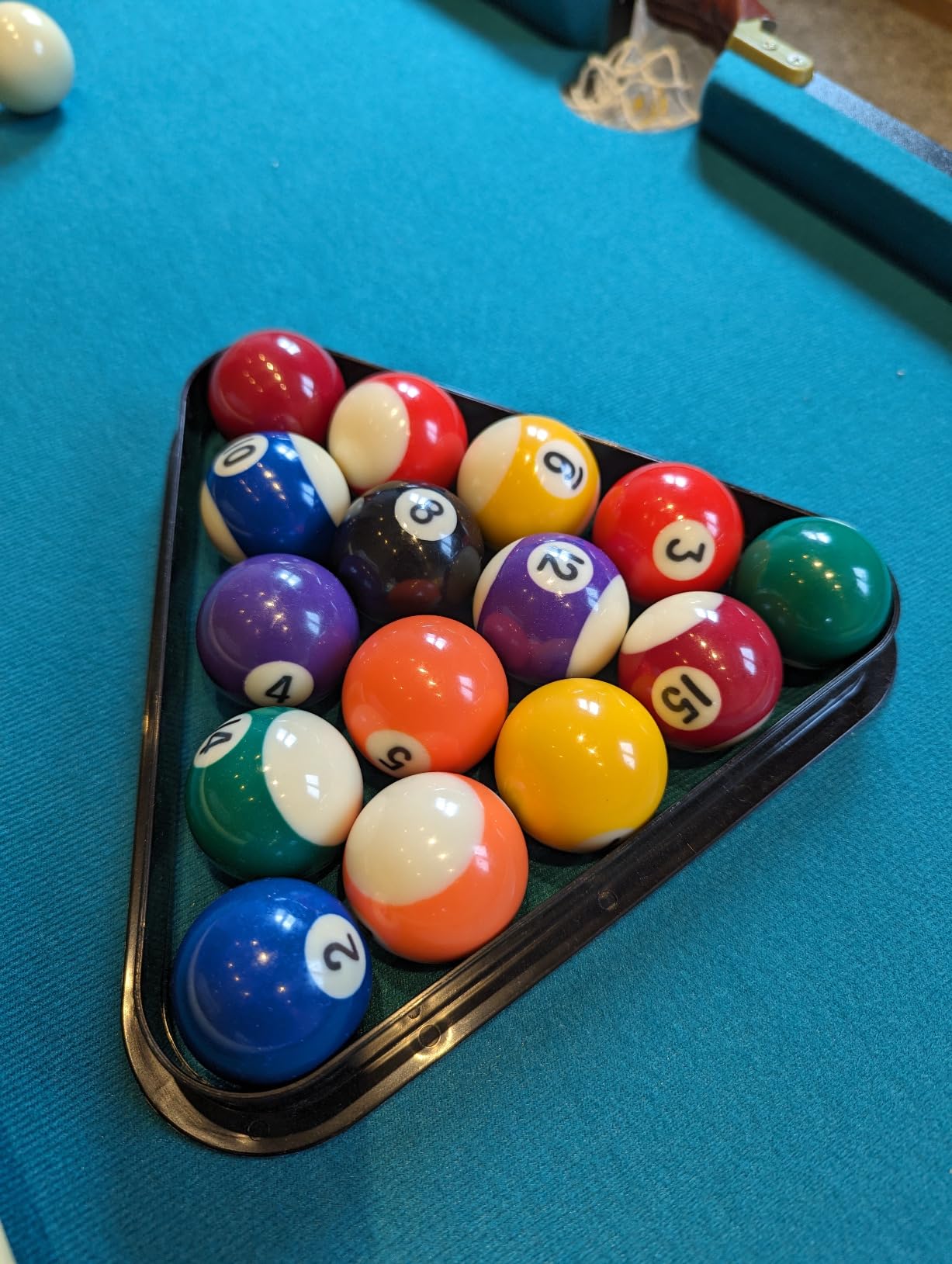 Mini Kids Pool Table Top - 36 Inch Small Billiards Desktop Family Games ...