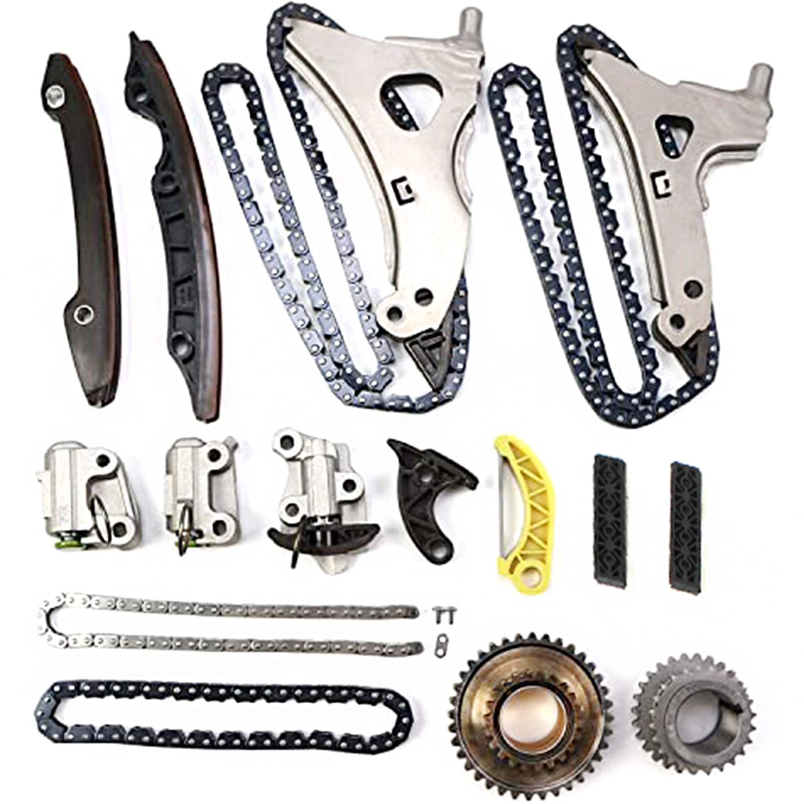 Amazon.com: DAYSYORE Engine Timing Chain Kit - with Gear Tensioners ...