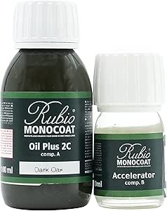Rubio Monocoat Wood Stain & Finish 65 ft² - Dark Oak | Oil Plus 2C ...
