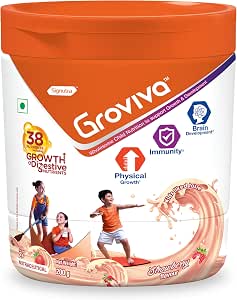 Groviva Child Nutrition Supplement Jar, 200g - (Strawberry): Buy Online ...