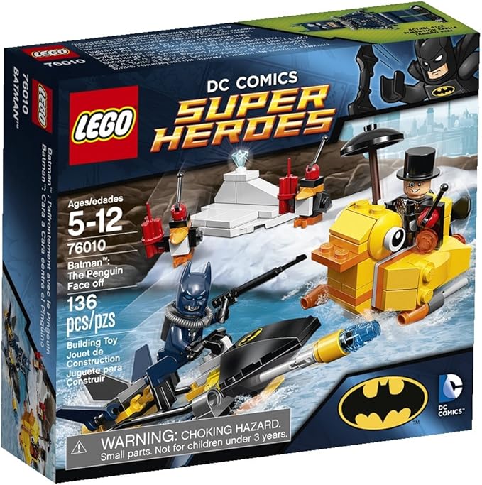 Batman the Penguin Face Off LEGO® Super Heroes Set 76010 : Amazon.co.uk ...
