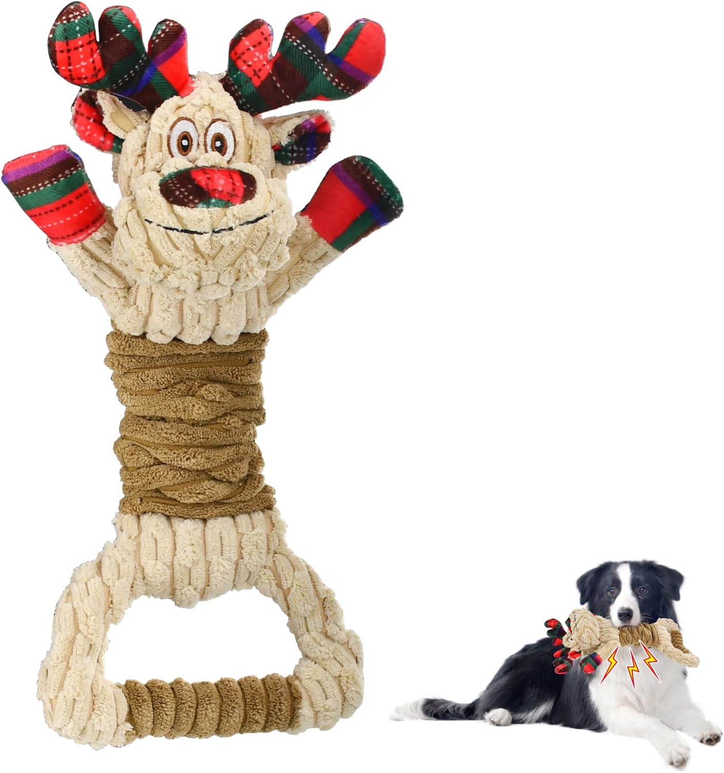 Pet Supplies : Hollypet Dog Toy, Puppy Chew Toys, Squeaky Dog Toys, Tug ...