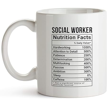 Amazon.com: YouNique Designs Social Worker Mug 11 Ounce Social Worker ...