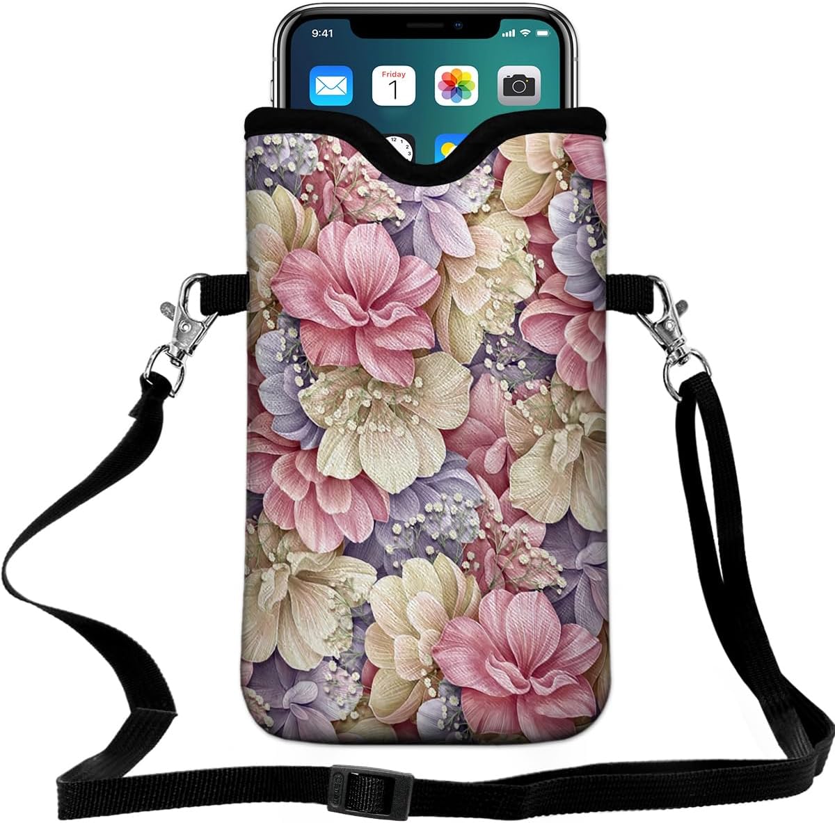 Amazon.com: ZELANO Phone Sleeve for Men Women Neoprene Phone Bag Phone ...