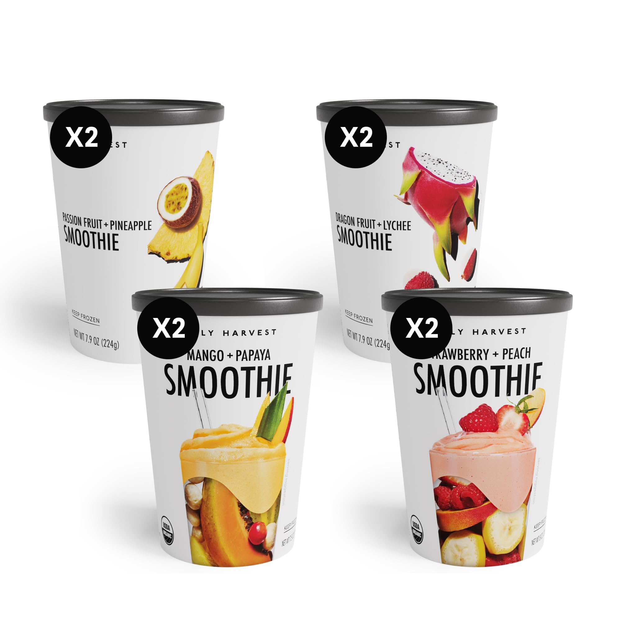 Amazon.com : Daily Harvest Frozen Smoothie Cups (8-Pack), Superfood ...
