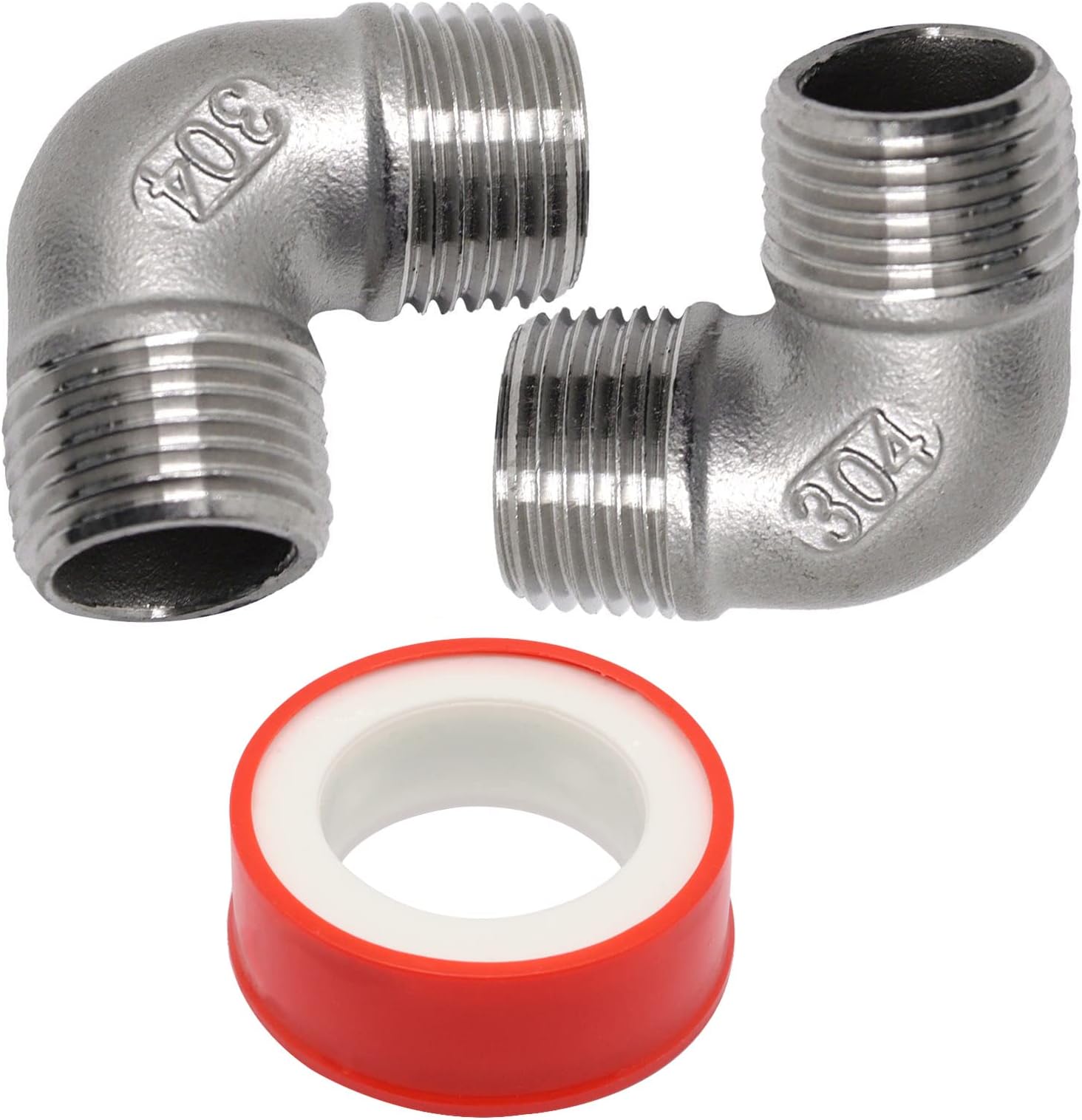Amazon.com: Legines 90-Degree Male Elbow Fitting, Forged Brass 90 ...