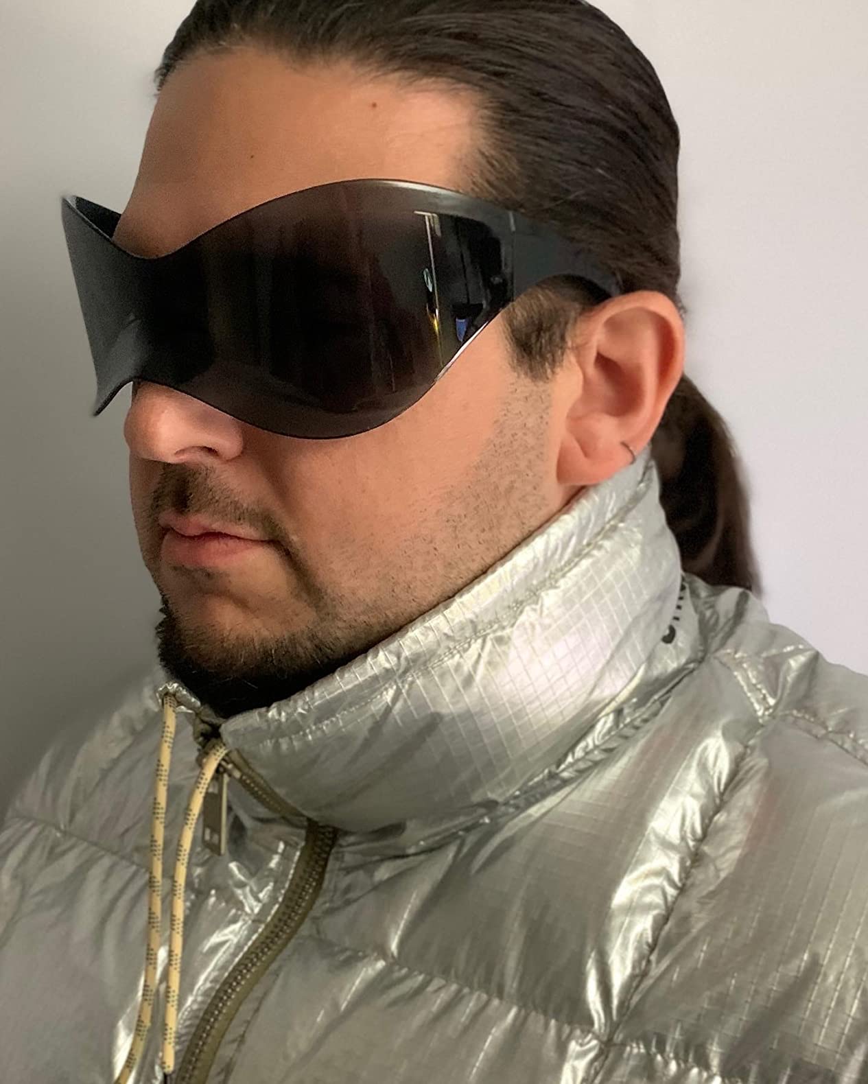 $4/mo - Finance GUVIVI Futuristic Sunglasses for Men Women Oversized ...