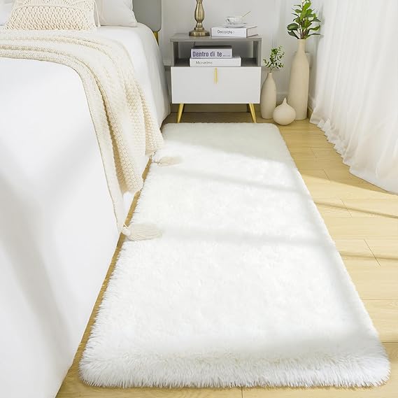 Amazon.com: BENRON Soft Runner Rugs for Bedroom 2x6, Washable Long ...