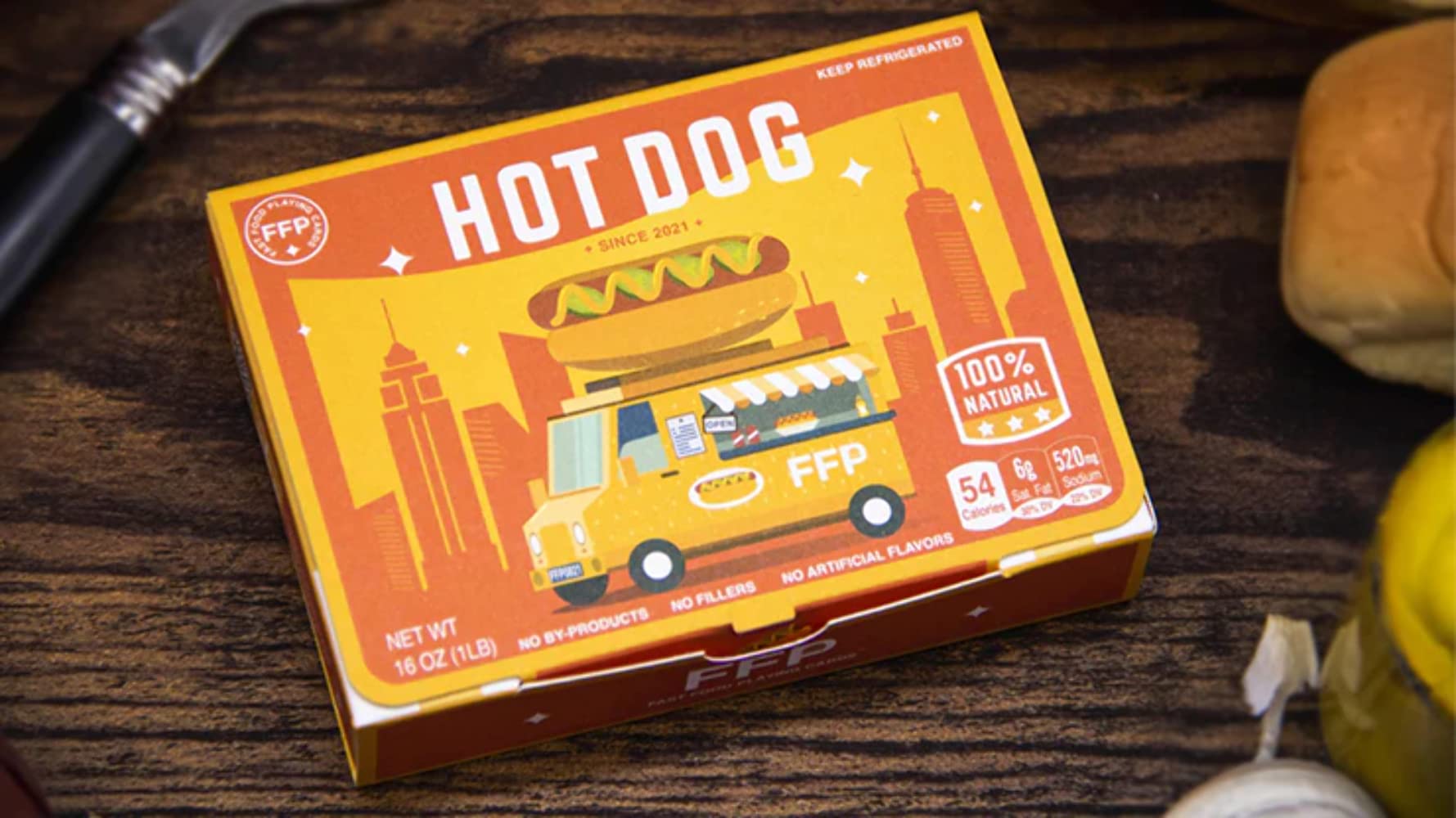 Amazon.com: Generic Hot Dog Playing Cards by Fast Food Playing Cards ...