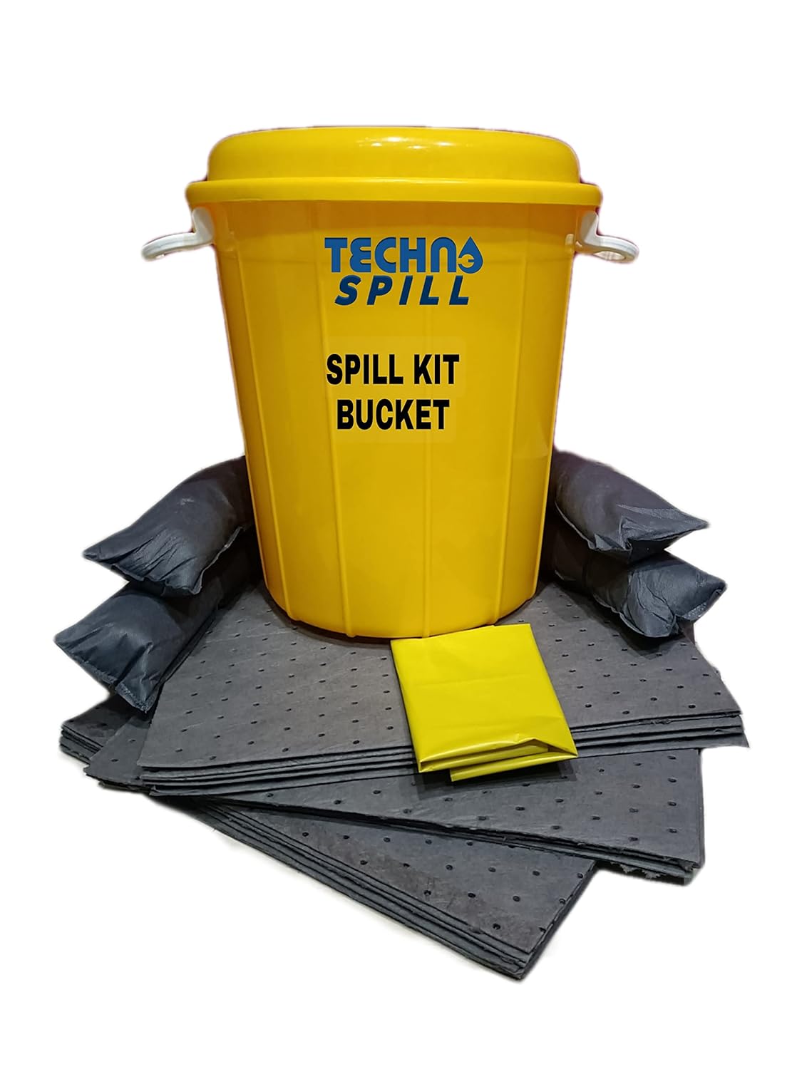 TECHNOSPILL Universal Absorbent Bucket Bin Spill Kits (30L)(Absorb all ...