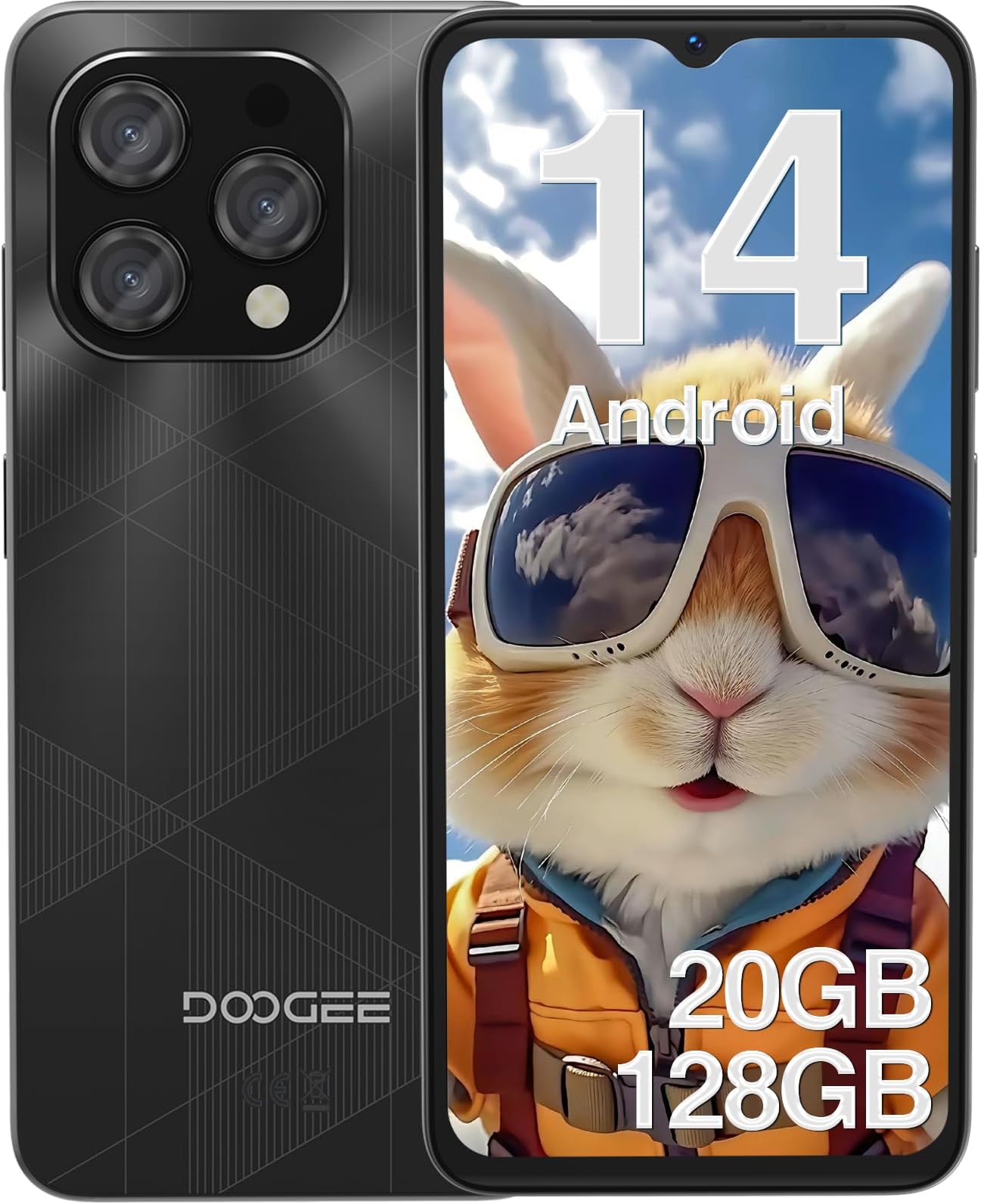 DOOGEE N55 PLUS Smartphone [2024], Android 14 Telefono Cellulare, 20GB ...