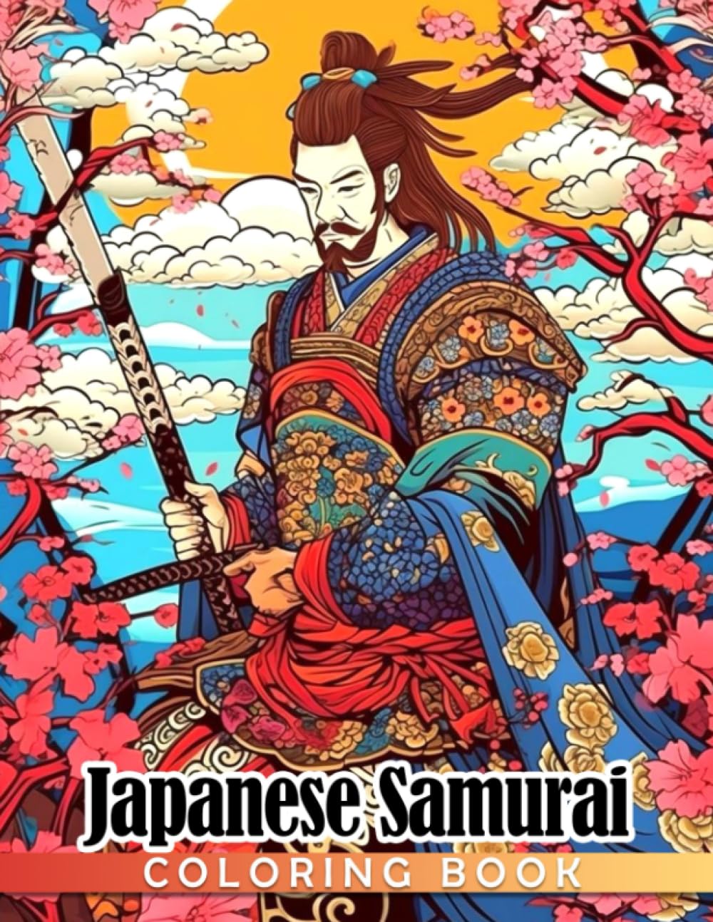 Amazon.com: Japanese Samurai Coloring Book: Amazing Adults Coloring ...
