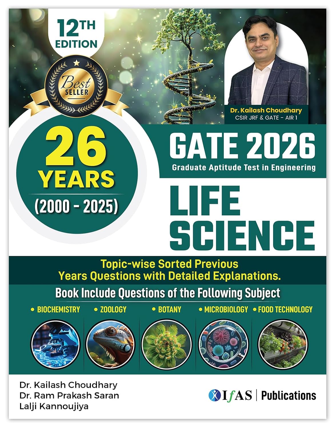 Buy GATE Life Science PYQ Book 2026 | Previous Year Solved Papers (2000 ...