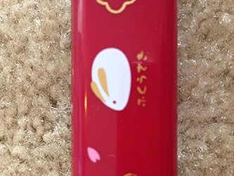 Amazon.com: Skater Japanese Rabbit Blossom Chopstick and Case, Red ...