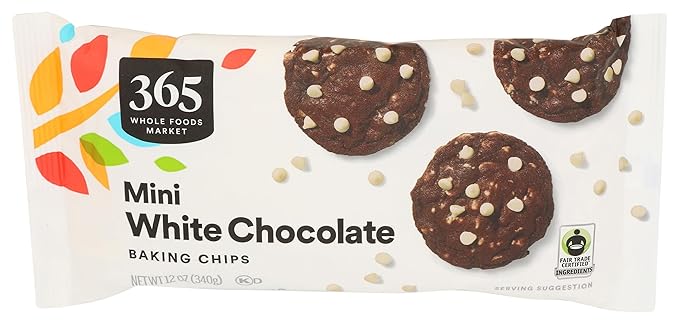 Amazon.com: 365 by Whole Foods Market, Chocolate Chips Mini White ...