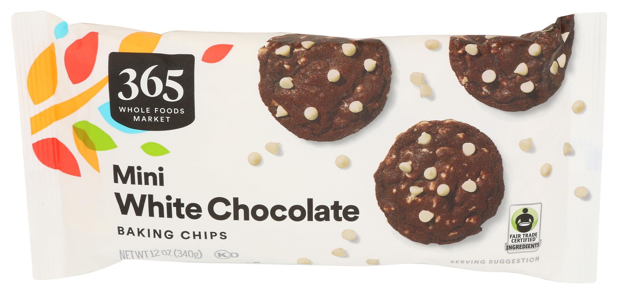 Amazon.com: 365 by Whole Foods Market, Chocolate Chips Mini White ...