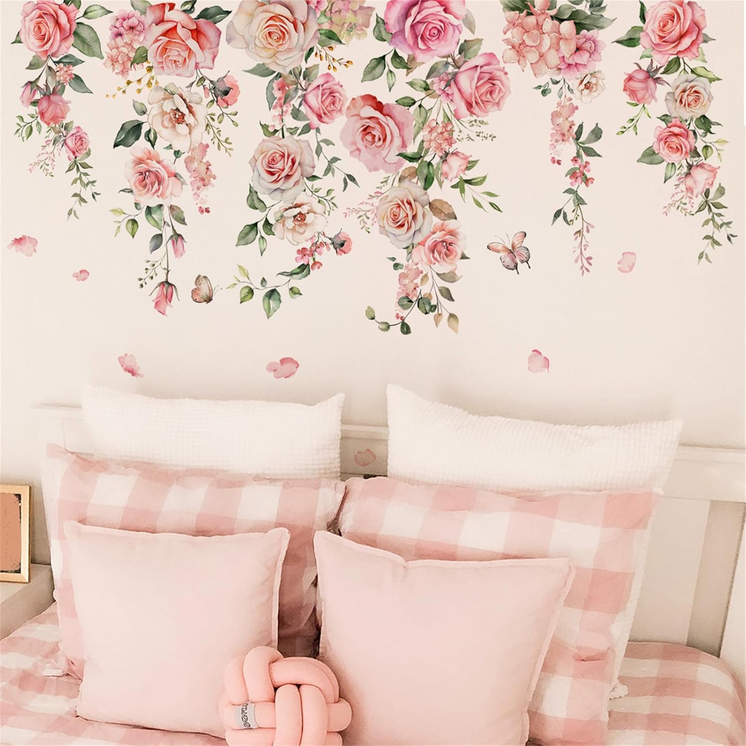 Amazon.com: Generic Spring Romantic Rose Garden Wall Decals – Hanging ...