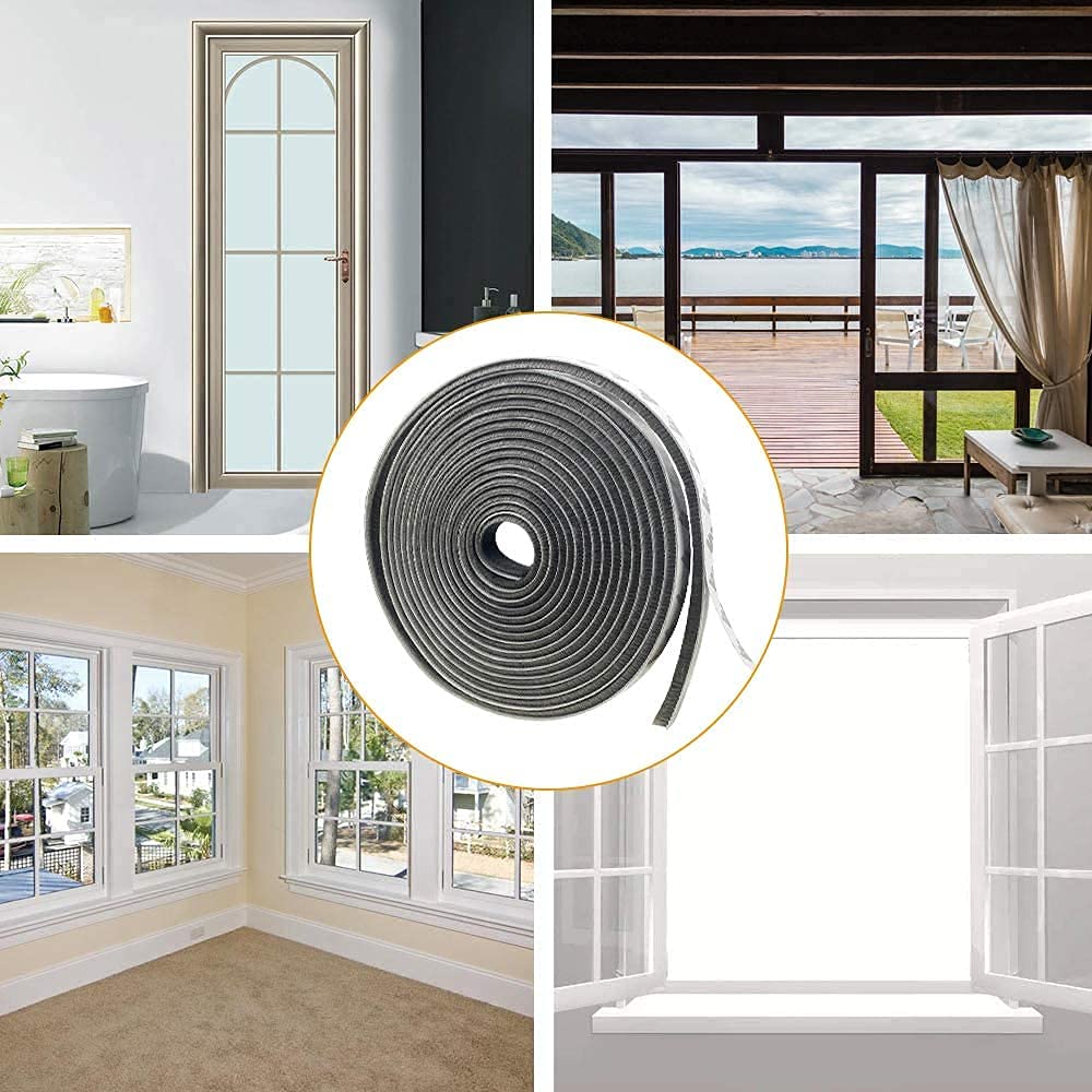 Buy Sealplus Adhesive Pile Weather Stripping, High Density Fuzzy Door ...