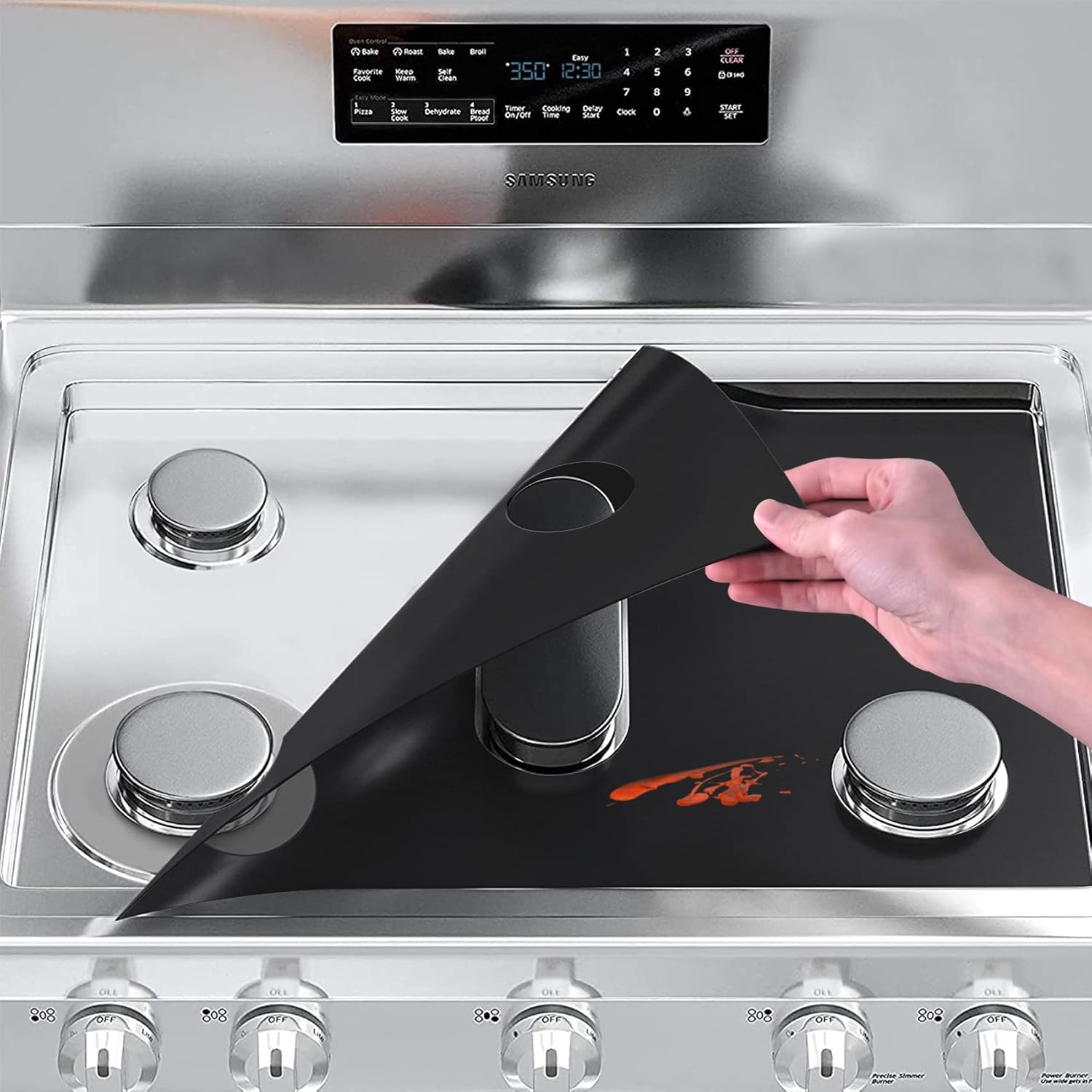 Amazon.com: Stovetop Cover, Stove Top Protectors for gas burners, Non ...