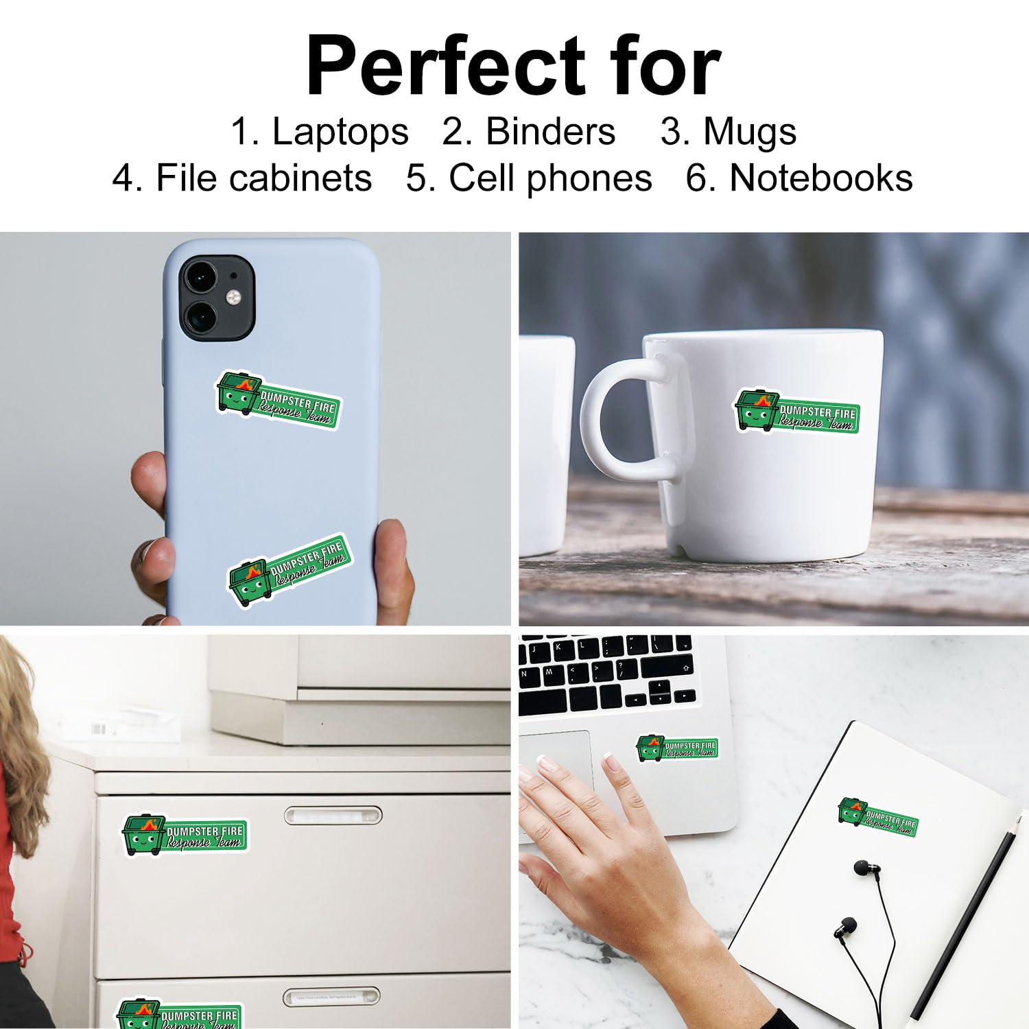 Snapklik.com : 5pcs Fire Meme Stickers, Dumpster And Fire Response Team ...