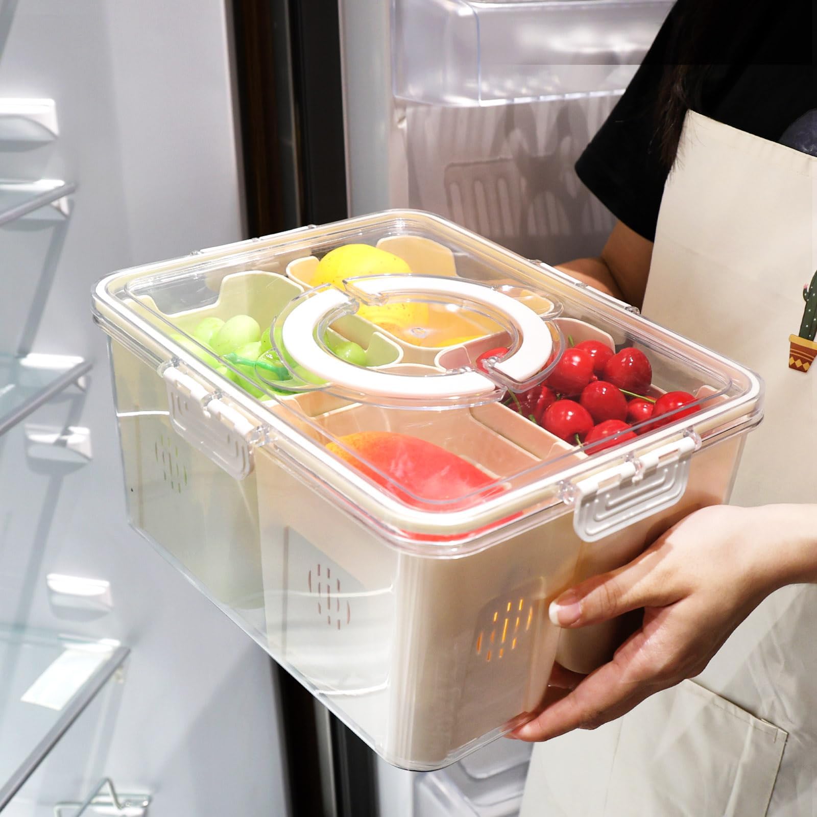 Amazon.com - Fruit Storage Containers for Fridge, Fridge Organizer ...