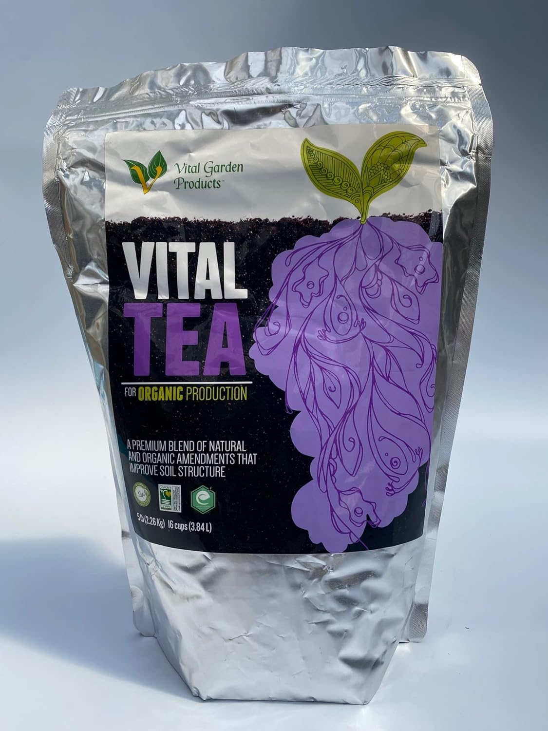 Amazon.com: Vital Garden Supply - Vital Tea 5lb. Bag - CDFA Organic ...