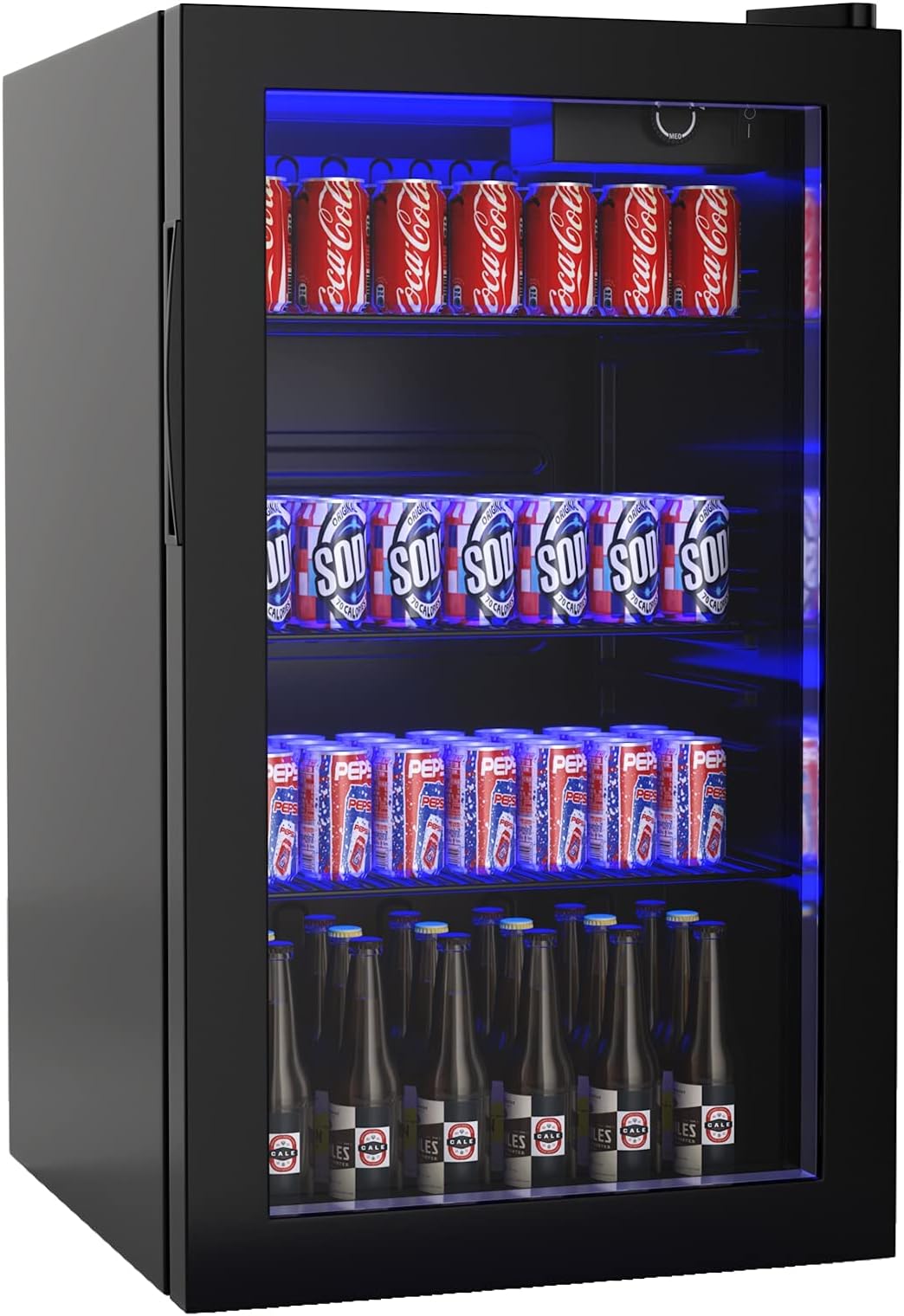 Amazon.com: Procool Refrigeration 2-door Glass Front Counter Height ...