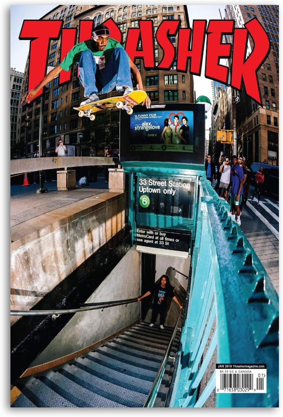 Amazon.com: OMISKAHU Thrasher Magazine Vintage Poster Decorative ...