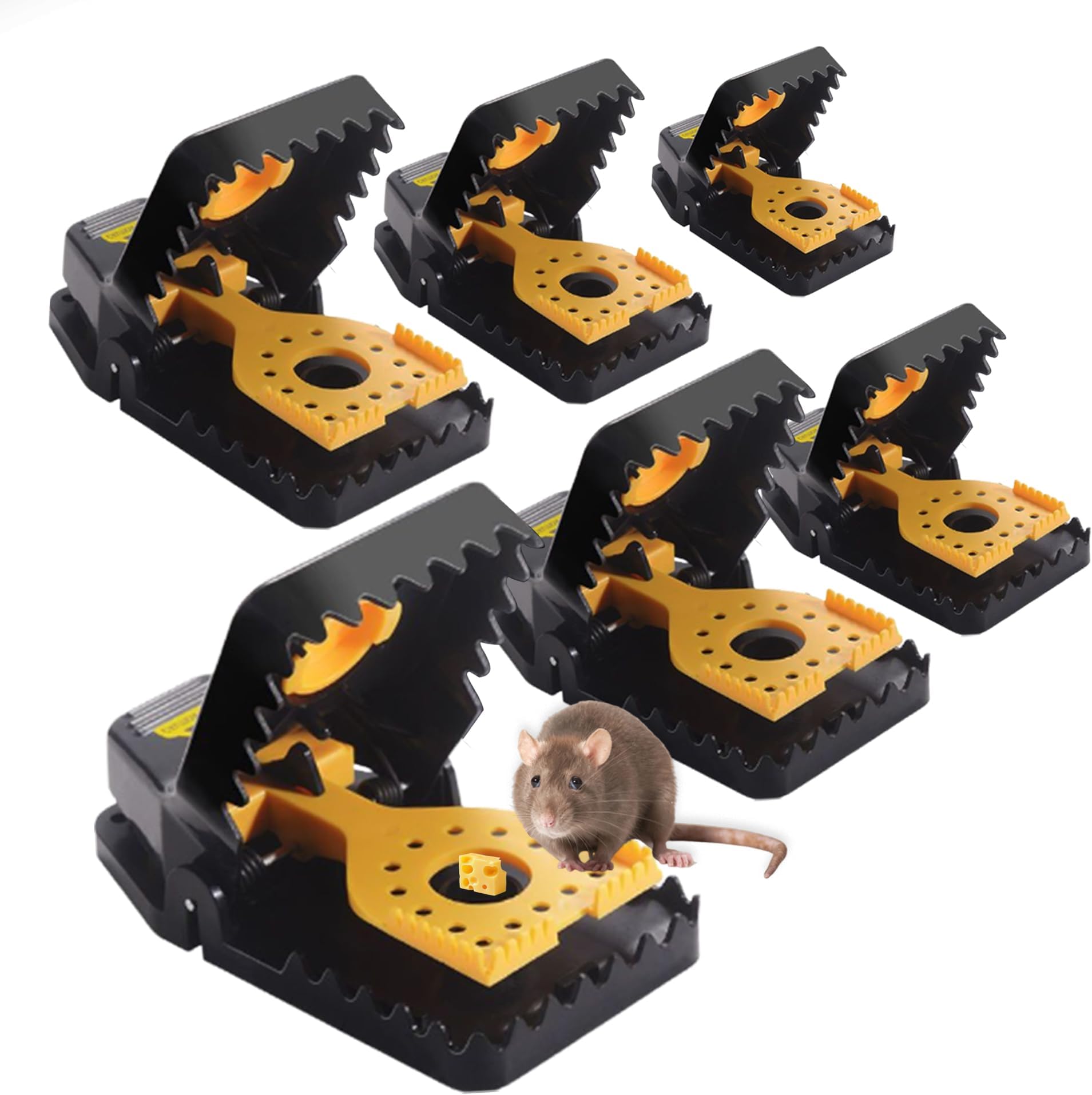 Dutreg Pièges à Souris, 6 Pièges Réutilisables Tapette Souris, Efficace ...