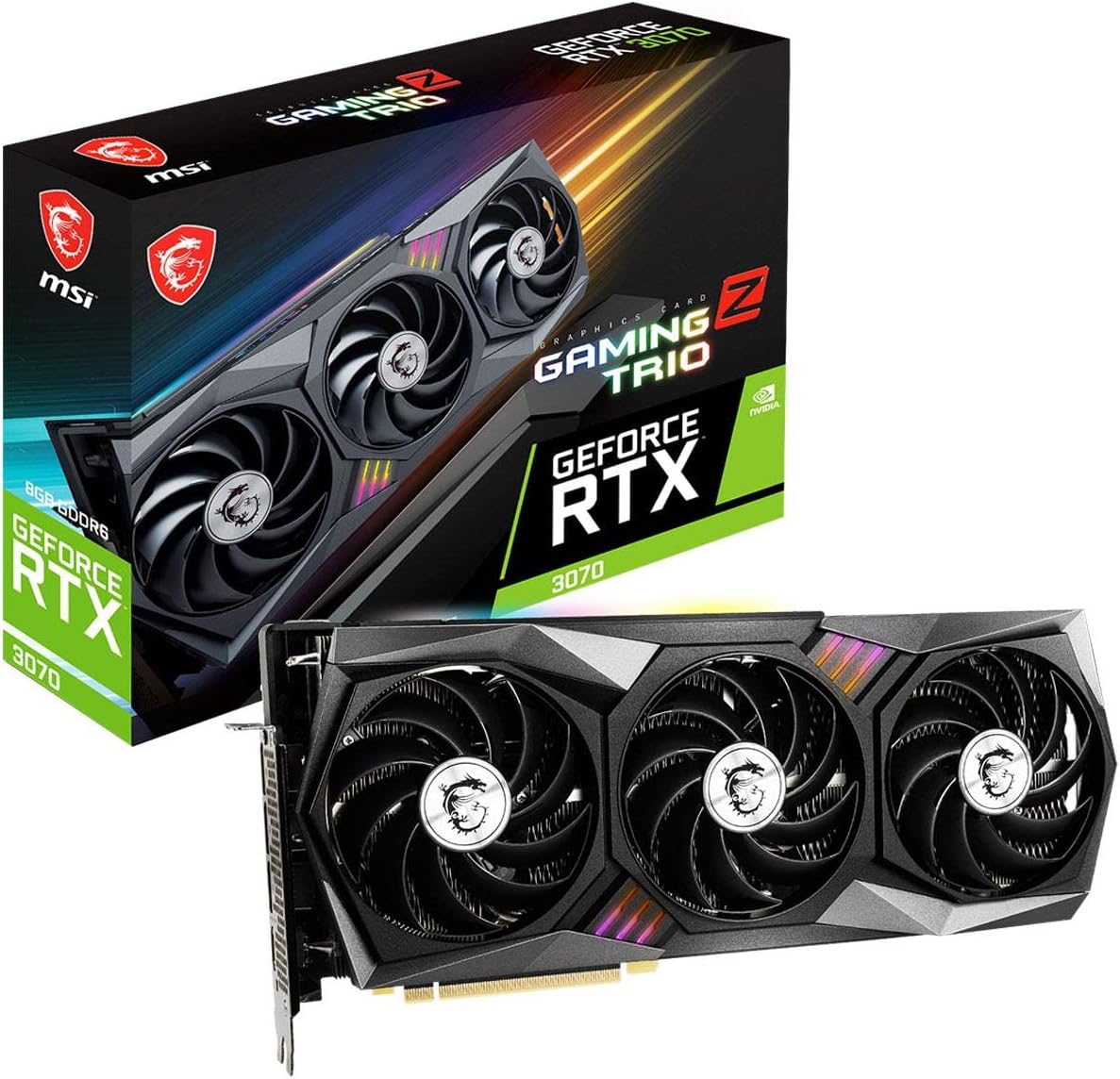 Amazon.com: MSI Gaming GeForce RTX 3070 LHR 8GB GDRR6 256-Bit HDMI/DP ...