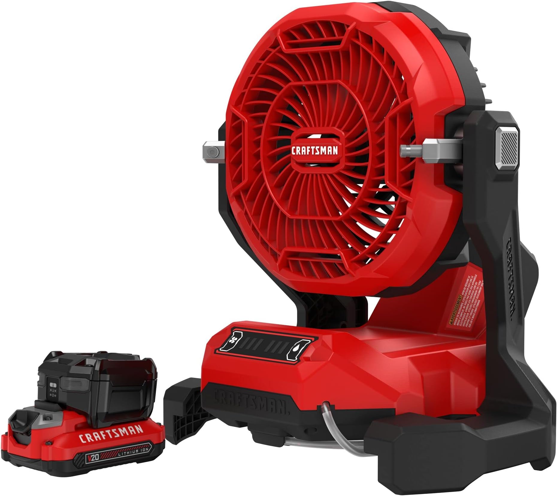 Amazon.com: RYOBI 18-Volt ONE 2-Speed Bucket Top Misting Fan (Tool Only ...