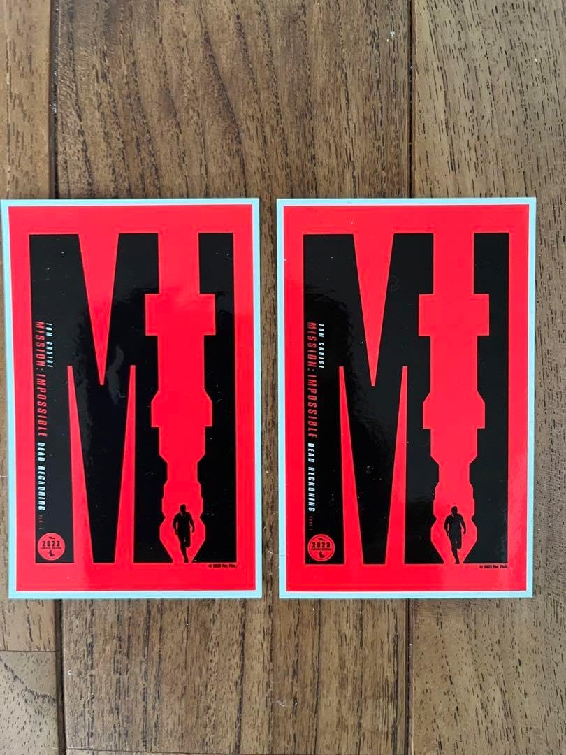 Amazon.com: 2 Mission Impossible Dead Reckoning Stickers : Toys & Games