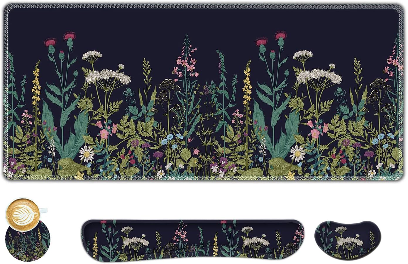 Amazon.com : MOSISO Keyboard Mouse Pad Set, Large Gaming Mouse Pad ...