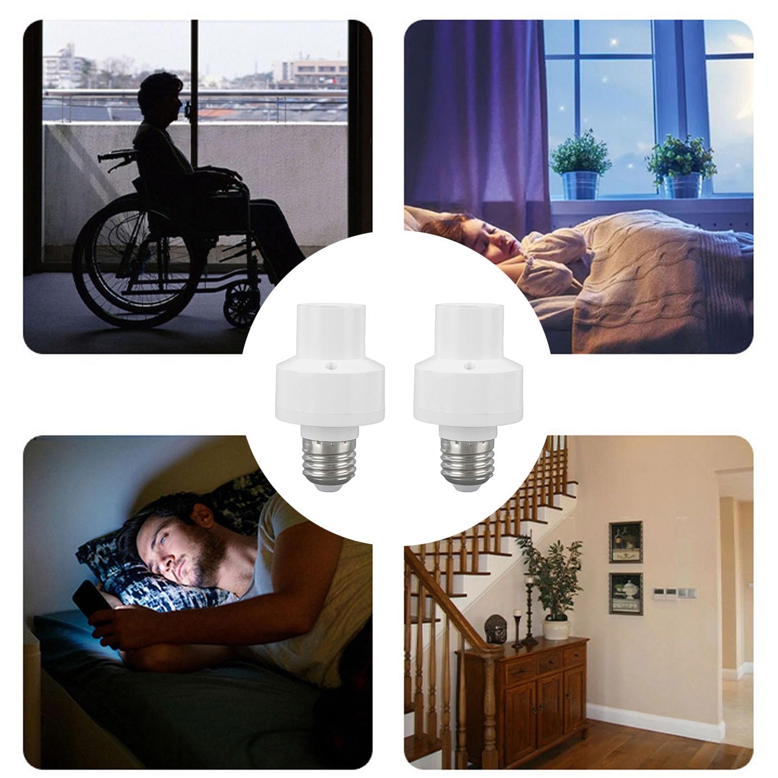 2PCS Smart Light Bulb Socket...B0C82QPXSK | Encarguelo.com