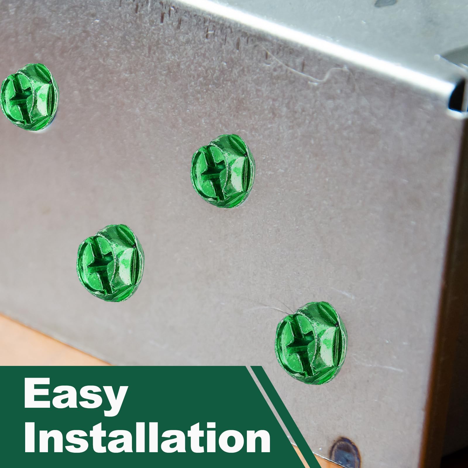 Snapklik.com : 100 Pcs Ground Screws For Electrical Box, 10-32 X 3/8 ...
