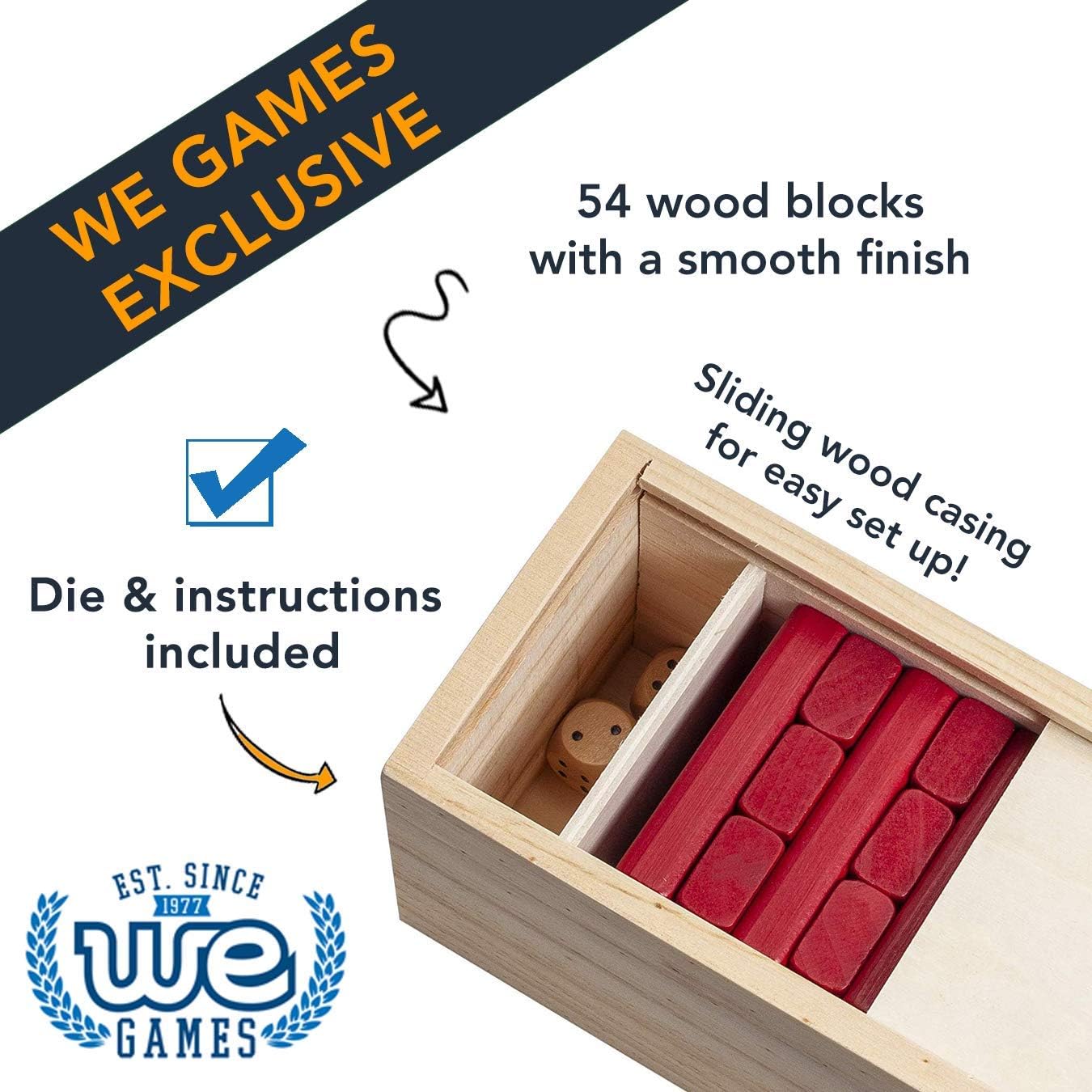 Wooden Block Stacking Party Game for Adults, Tumble Tower Wedding Guest ...