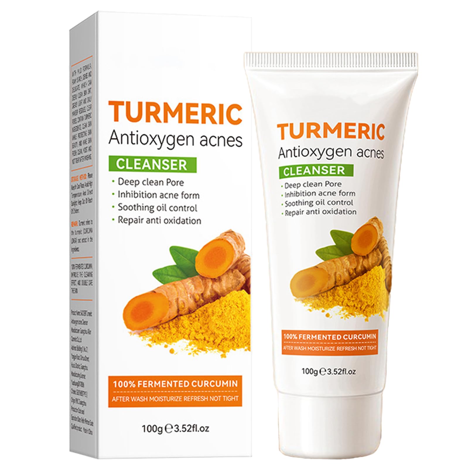 Turmeric Antioxygen Acnes Facial Cleanser, Turmeric Face Wash for ...