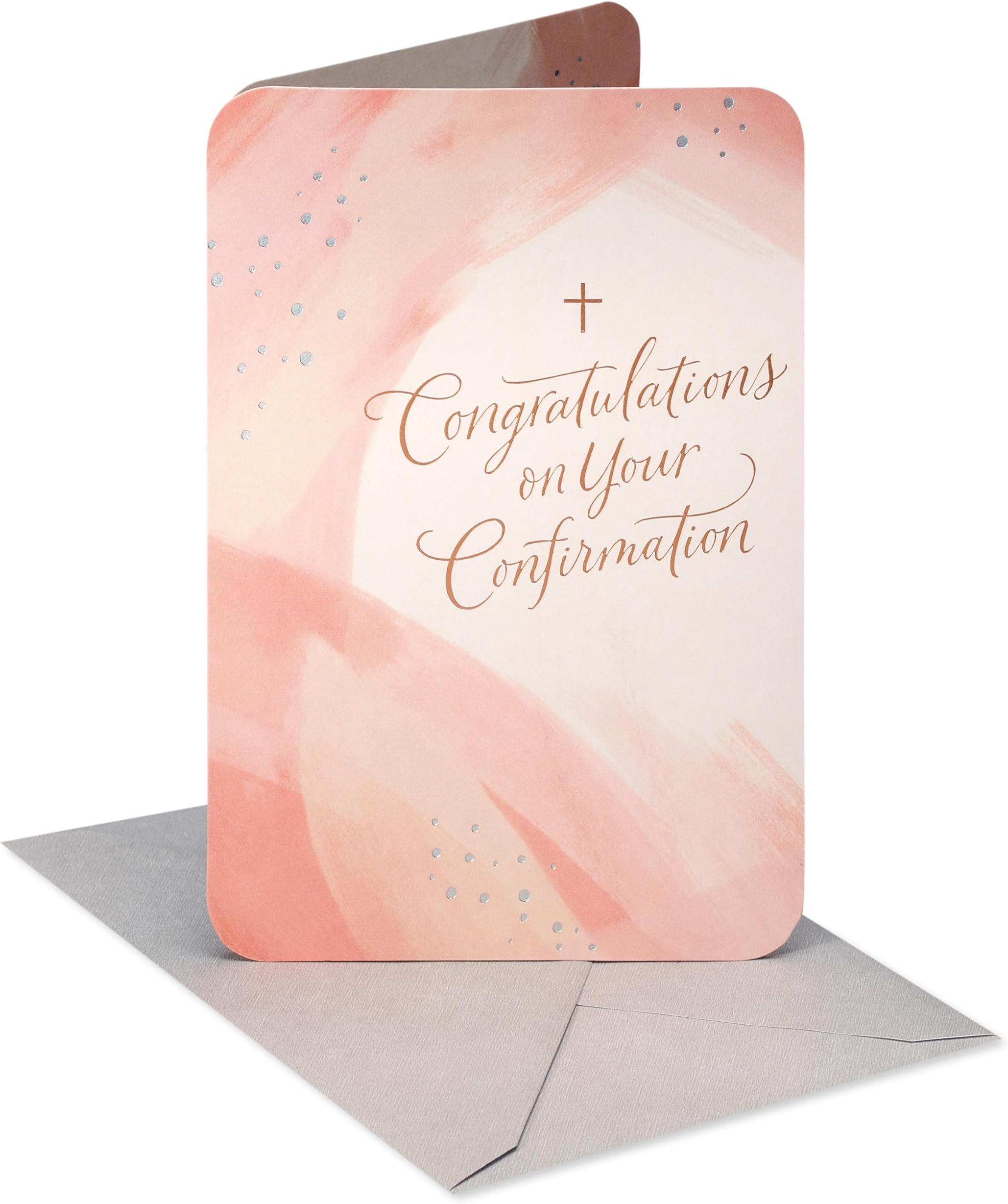Amazon.com: Old English Co. Contemporary Confirmation Card for Girl or ...