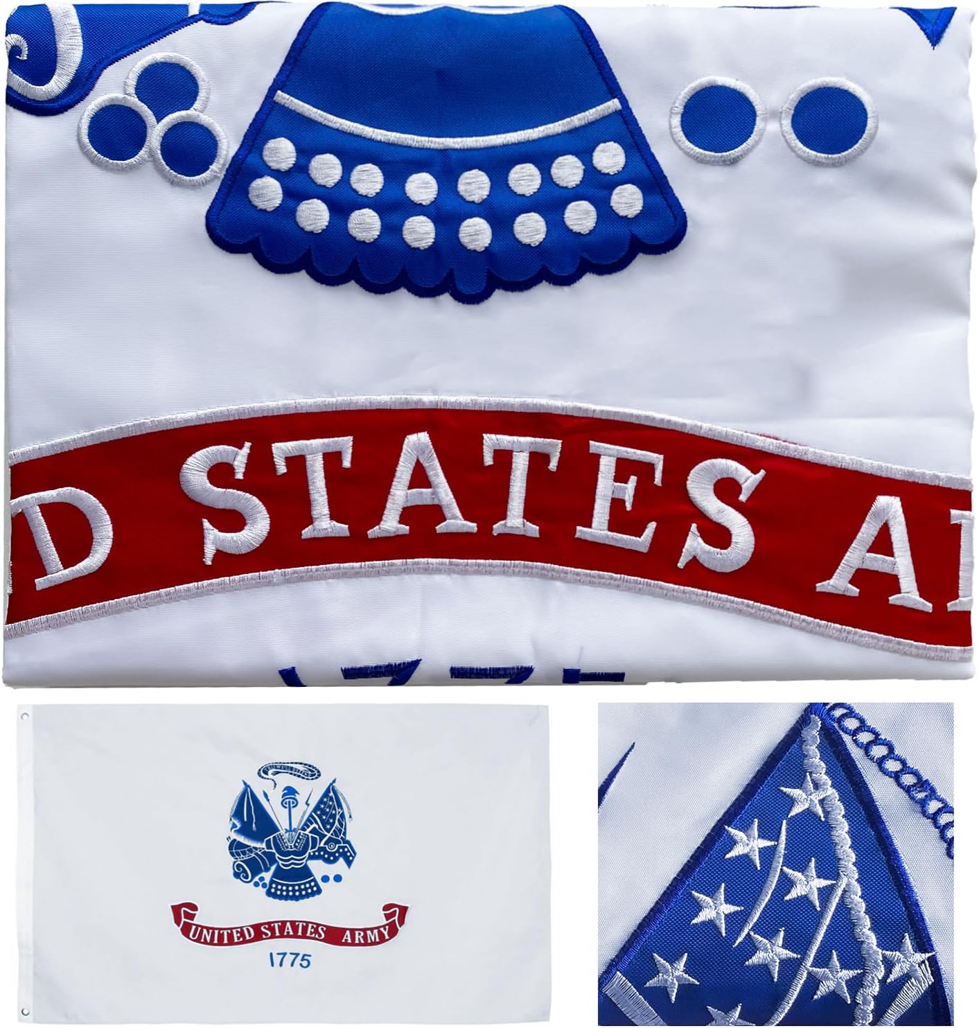 Amazon.com : US Army Flag 3x5 FT 3 x 5 NEW United States Military ...