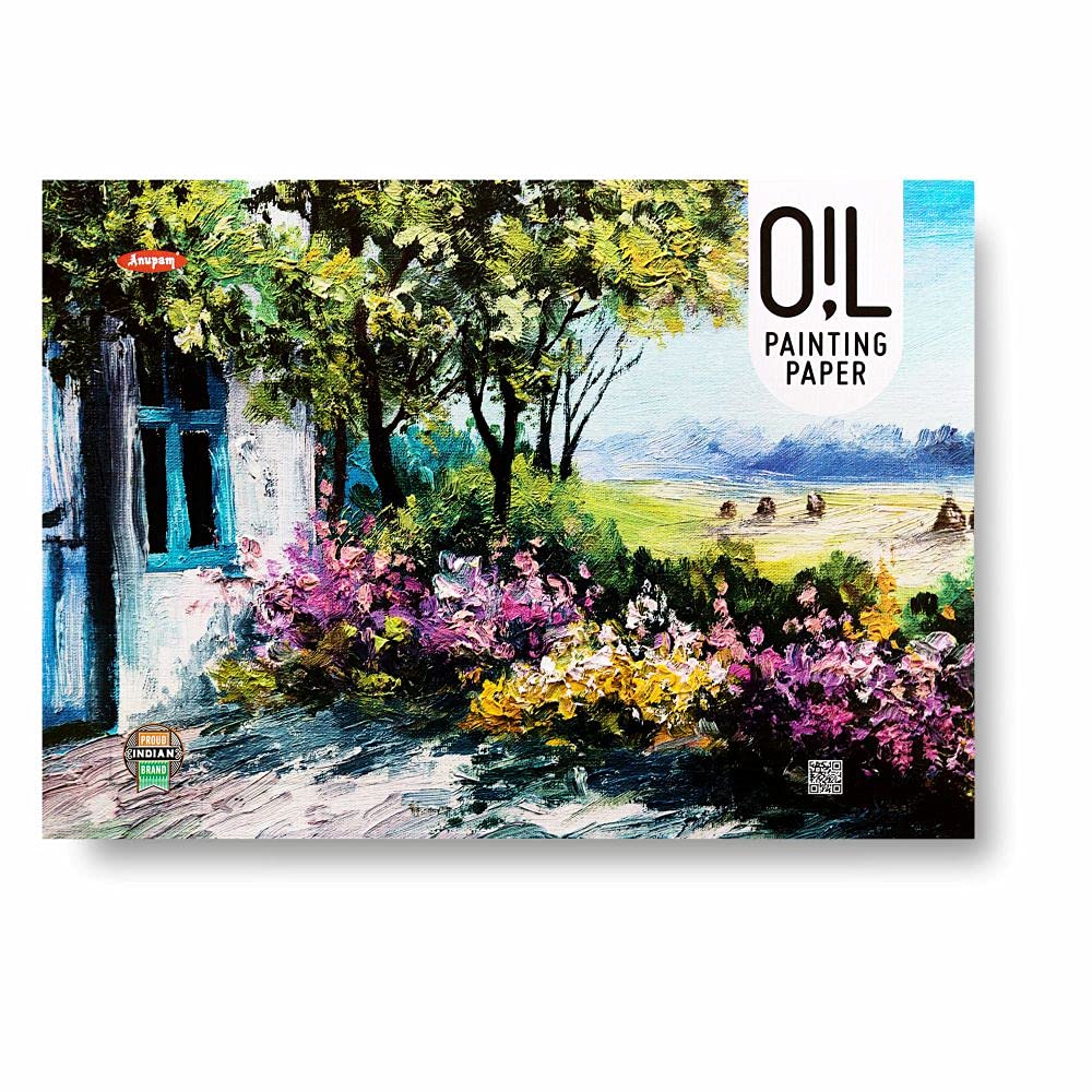 Buy anupam 250GSM Oil Painting Books for Beginners Professional Drawing ...