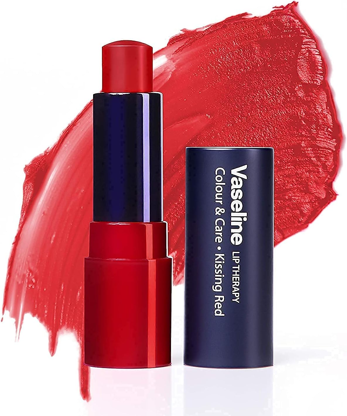 Vaseline Lip Therapy Colour & Care Tinted Lip Balm 4.2 g, Kissing Red ...