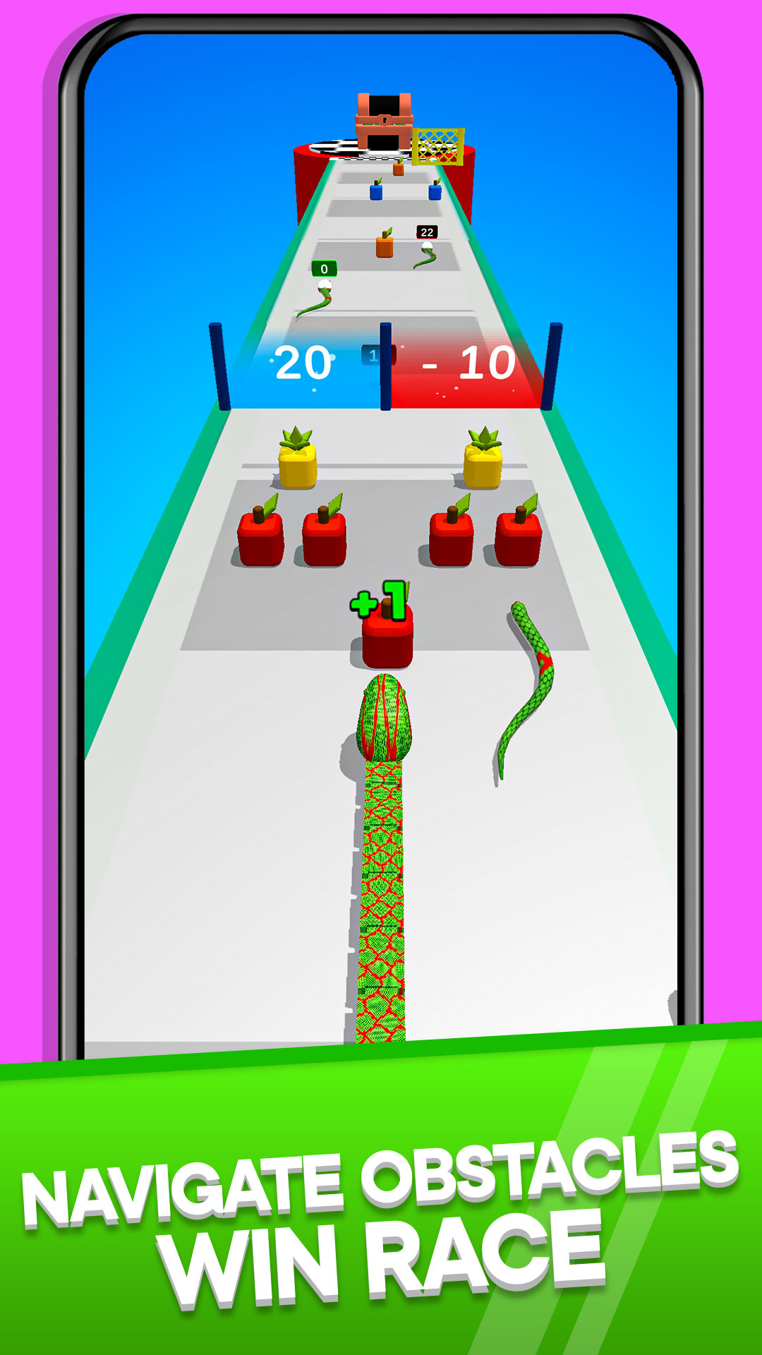 Snake Run Racing: Little Big Snake Runner Game - Snake Worm Eater Race ...