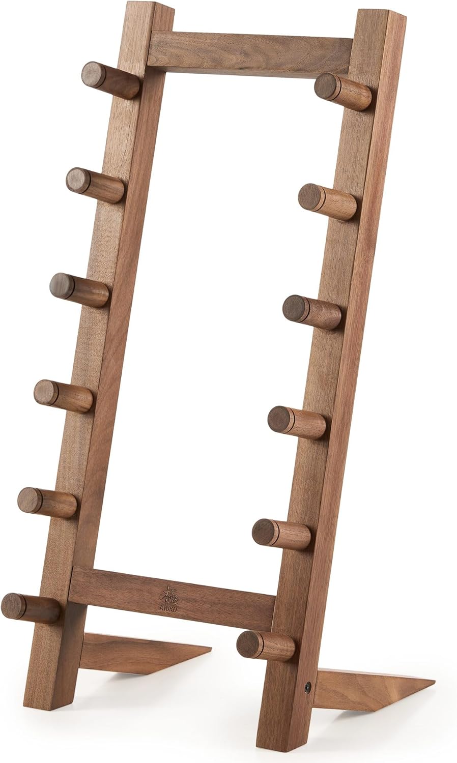 Amazon.com: KYOKU Wooden Knife Stand, 6 Layer Natural Wood Knife ...