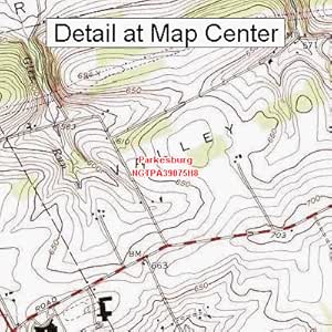 Amazon.com : USGS Topographic Quadrangle Map - Parkesburg, Pennsylvania ...