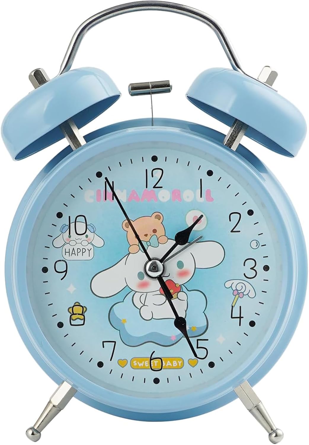 Amazon.com: Generic Cartoon Hello Alarm Clock with Night Light Quite ...