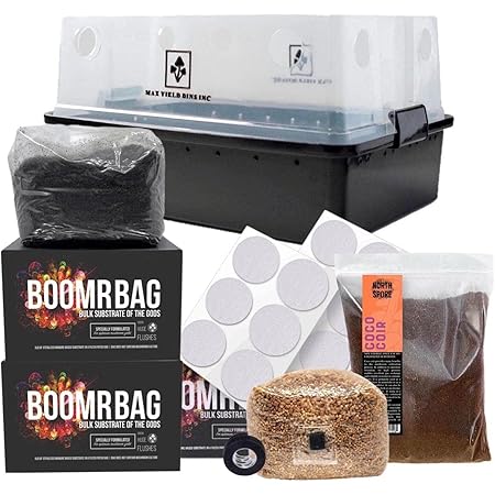 Amazon.com : North Spore 'Boomr Bag' (5 lbs) Sterile Manure-Based Bulk ...