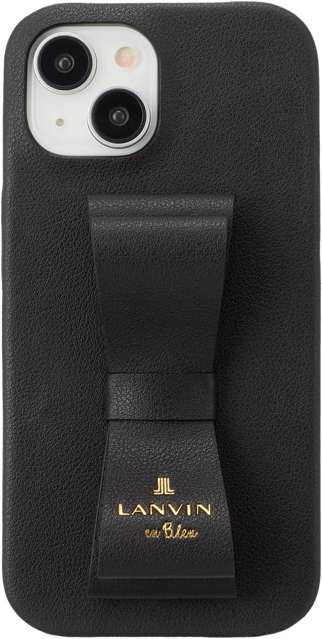 Amazon.co.jp: [LANVIN en Bleu] iPhone 15 スリムラップケース Slim Wrap Case Stand & Ring Ribbon 正規品 ランバン ...